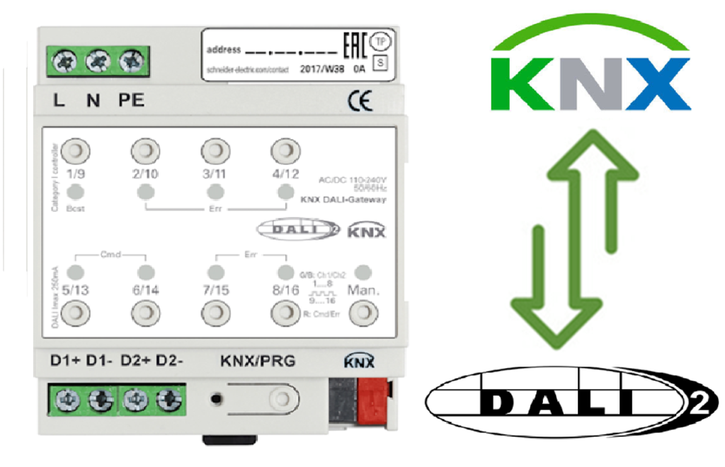 KNX DALI Gateway & Controllers For Lights